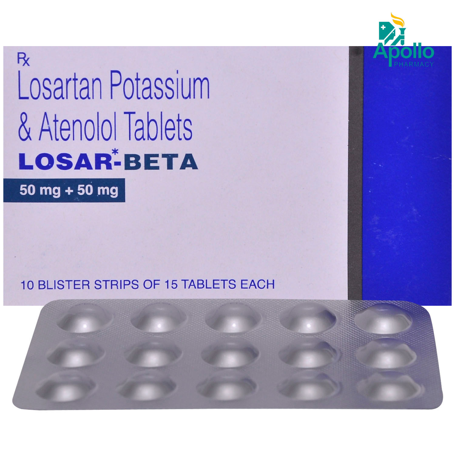 Losar-Beta Tablet 15's Price, Uses, Side Effects, Composition - Apollo ...