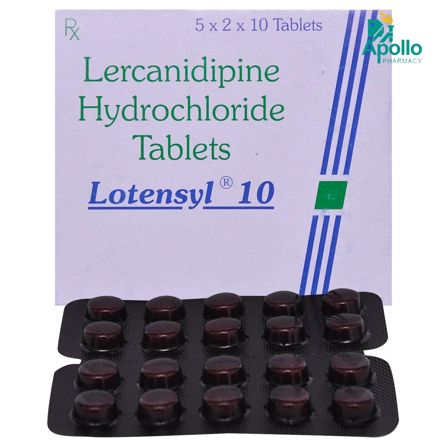 Lotensyl 10 Tablet 10's Price, Uses, Side Effects, Composition - Apollo ...