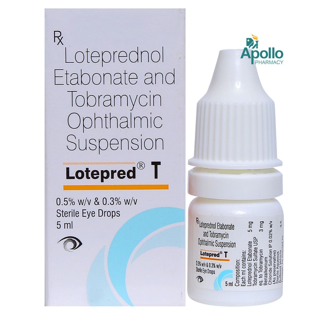 Lotepred T Eye Drops 5 ml Price, Uses, Side Effects, Composition ...