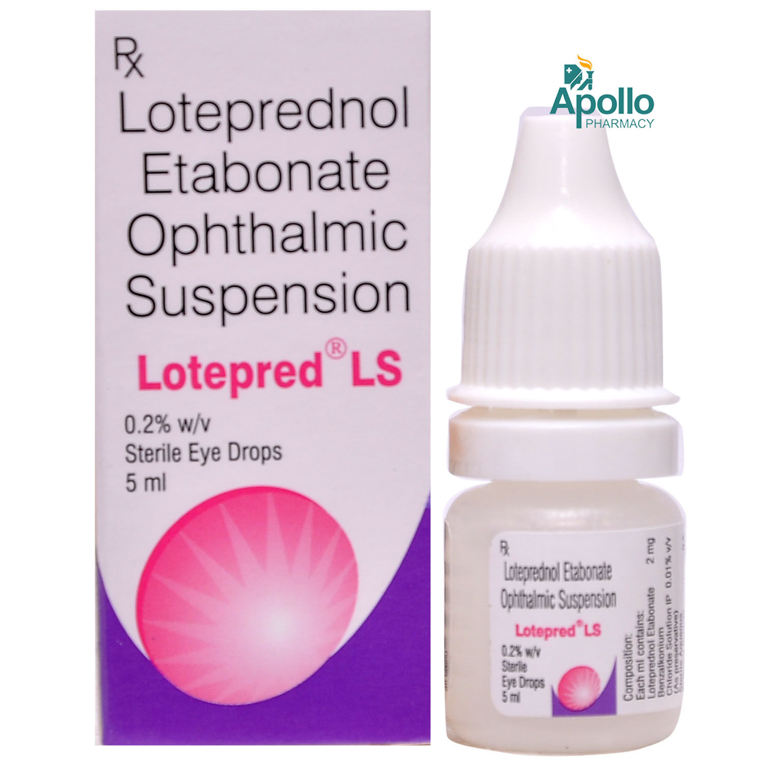 Lotepred LS Eye Drops 5 ml Price, Uses, Side Effects, Composition ...