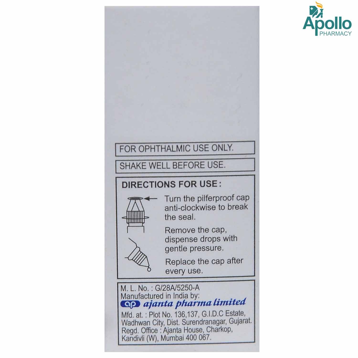 Lotegate Eye Drops 5 ml Price, Uses, Side Effects, Composition - Apollo ...