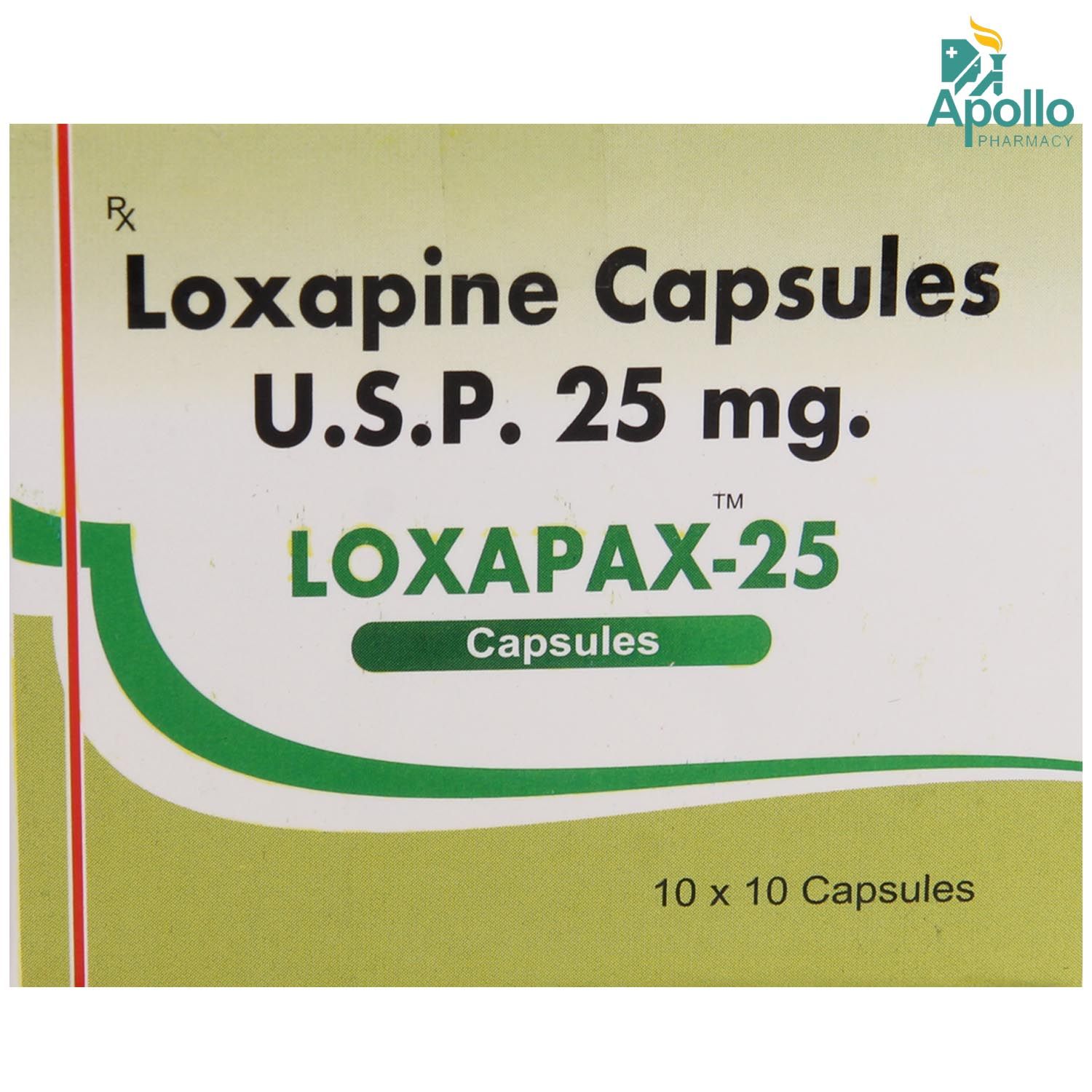 Loxapax-25 Capsule 10's Price, Uses, Side Effects, Composition - Apollo ...