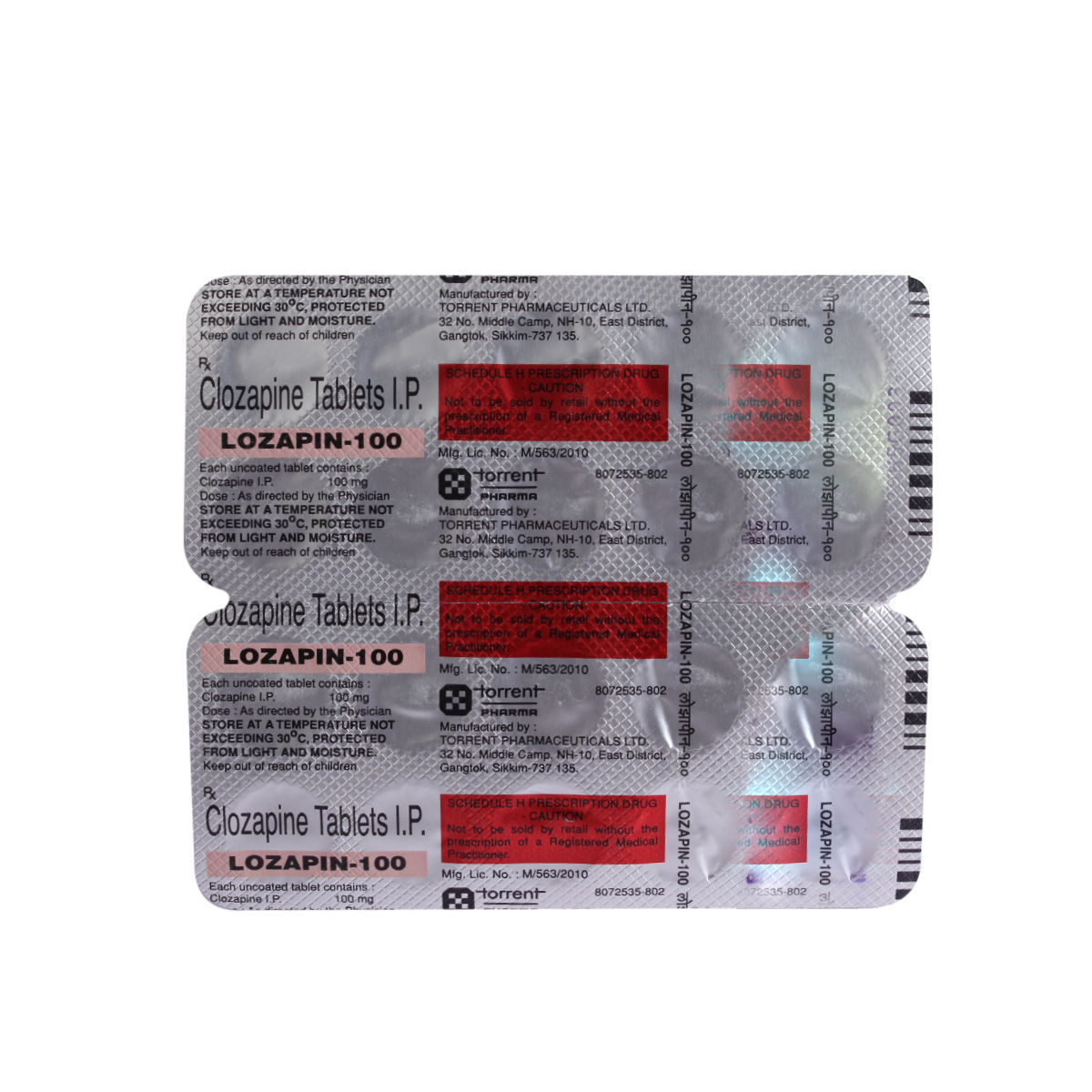 LOZAPIN 100MG TABLET Price, Uses, Side Effects, Composition - Apollo ...