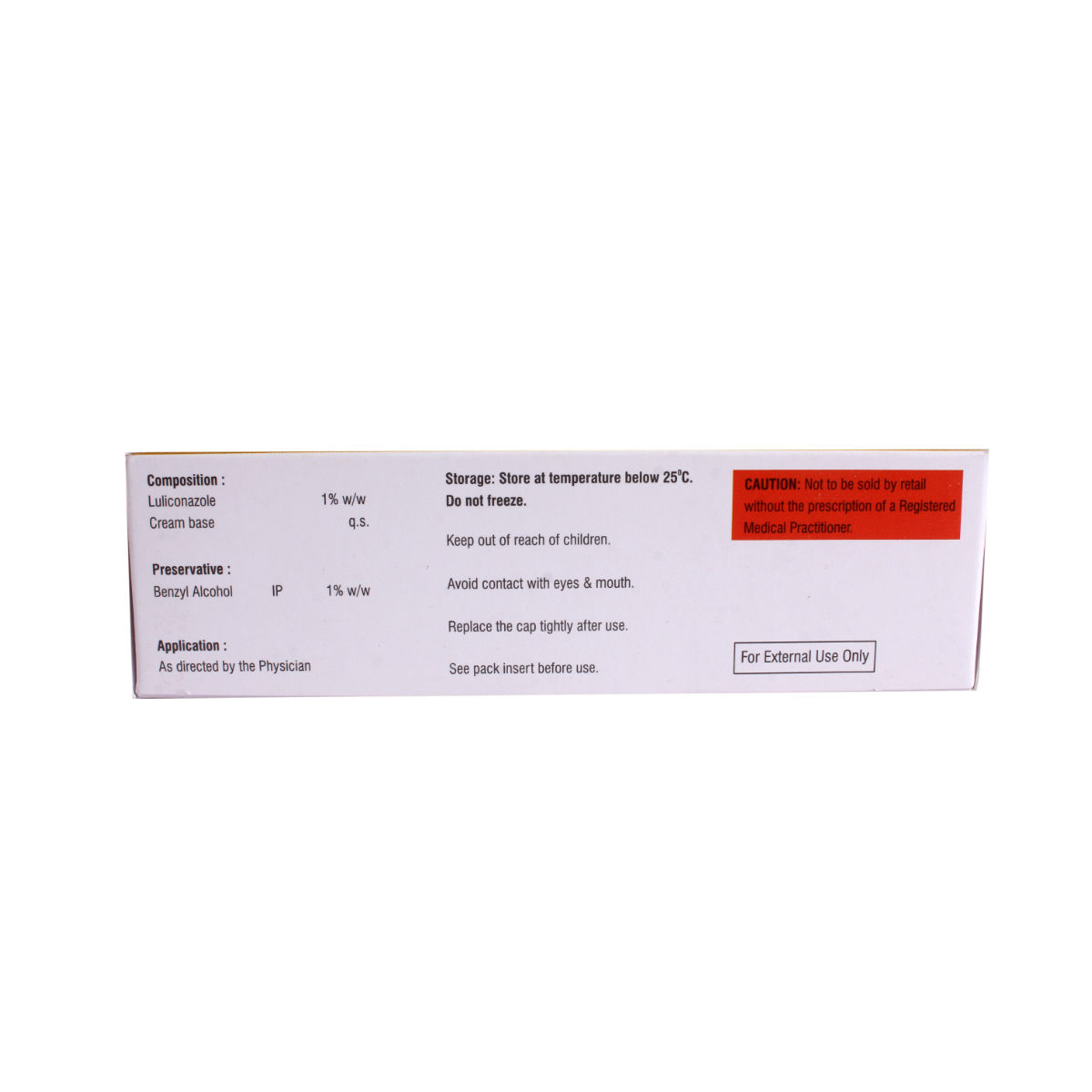 Luliclinz-Xl 1%W/W Cream 50gm Price, Uses, Side Effects, Composition ...