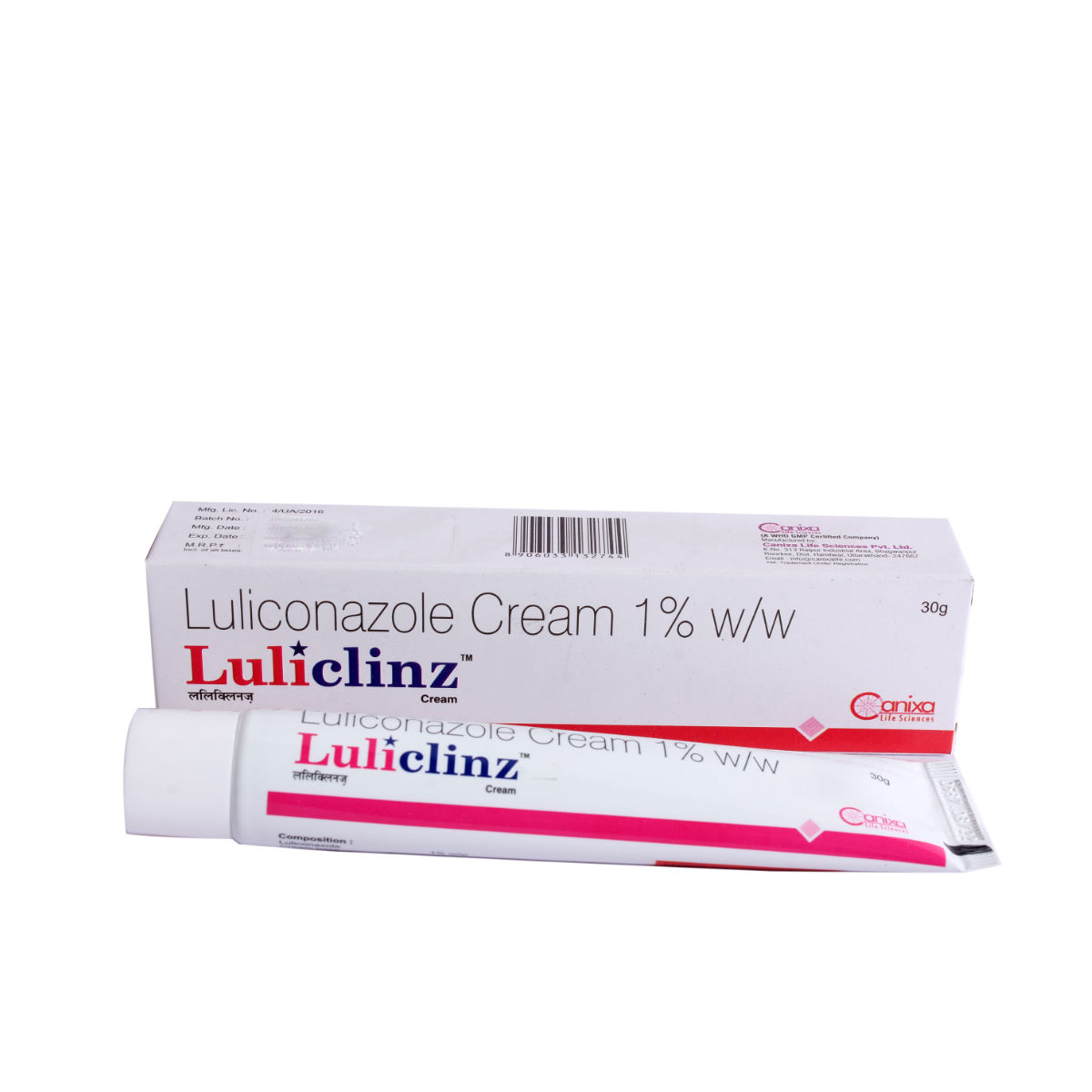 Luliclinz 1%W/W Cream 30gm Price, Uses, Side Effects, Composition ...