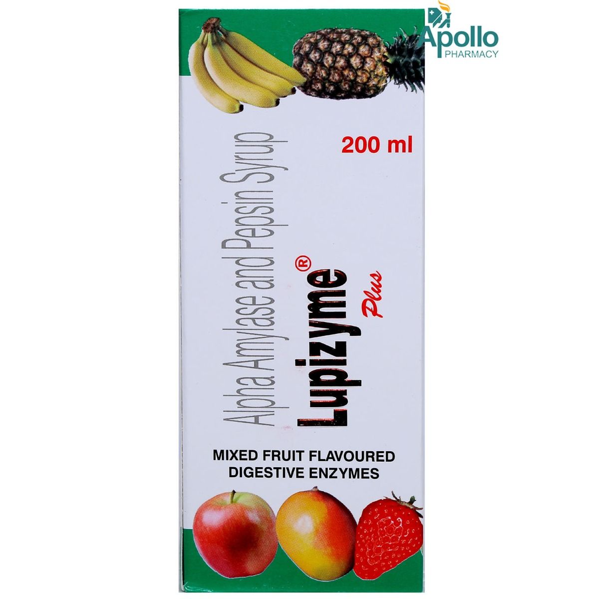 Lupizyme Plus Syrup 200 ml Price, Uses, Side Effects, Composition ...