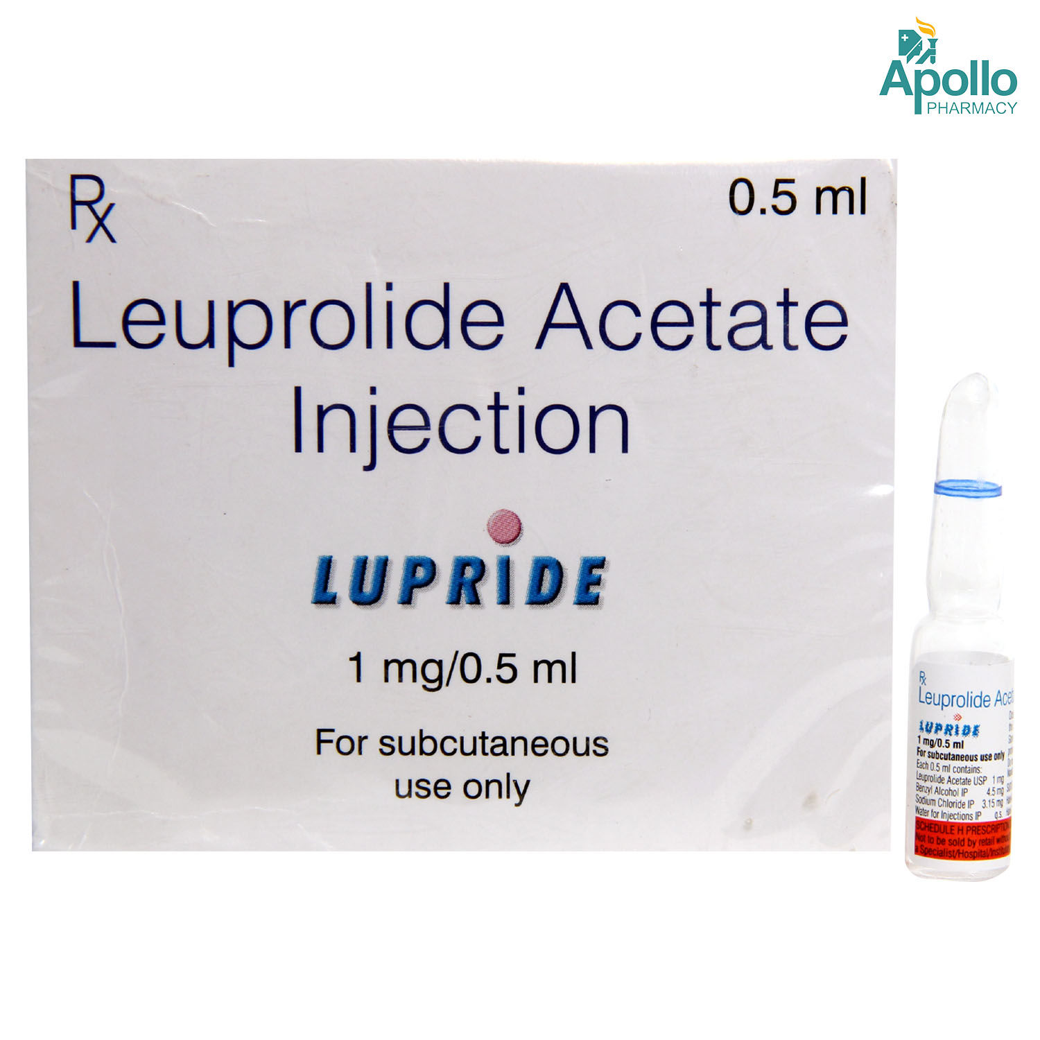 Lupride Injection 0.5 ml Price, Uses, Side Effects, Composition ...