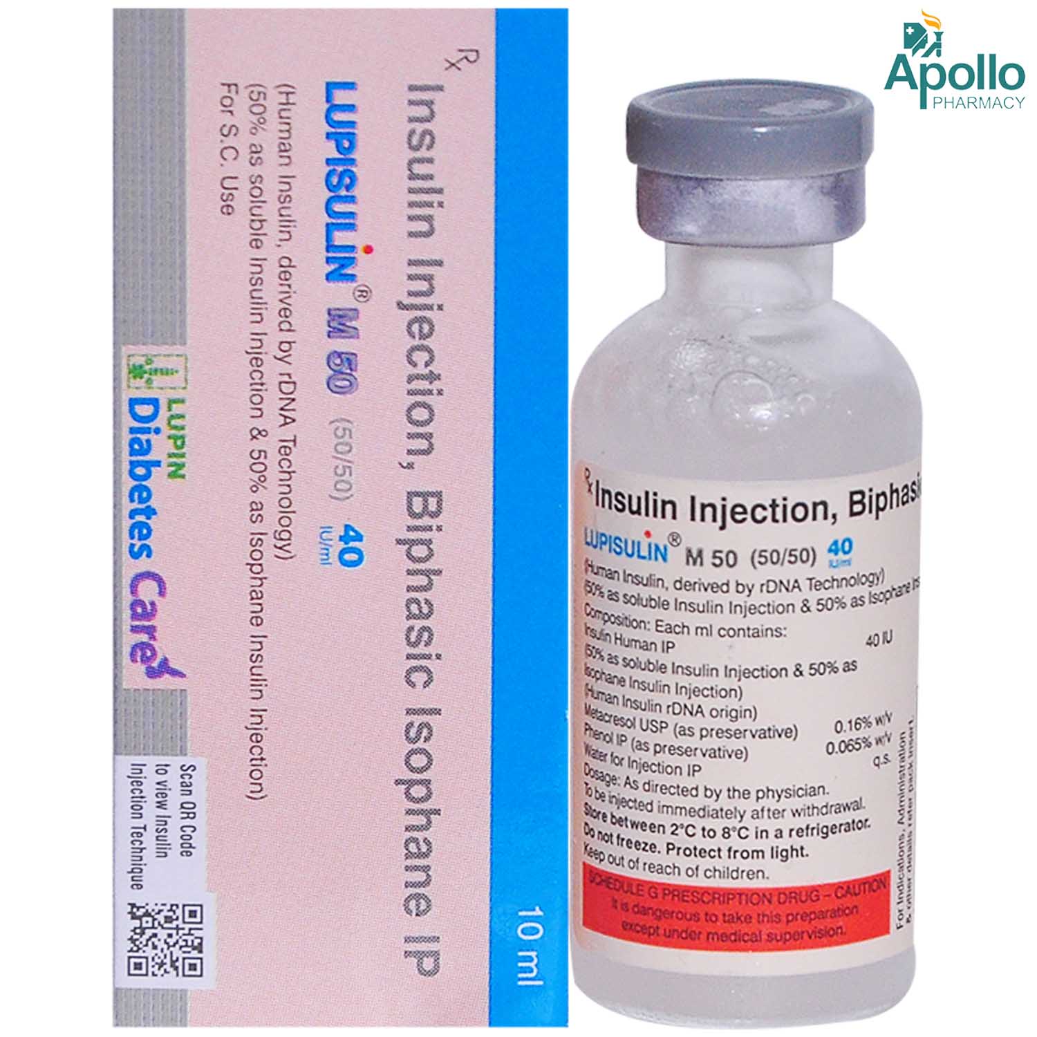 Lupisulin M 50 40IU/ml Injection 10 ml Price, Uses, Side Effects ...