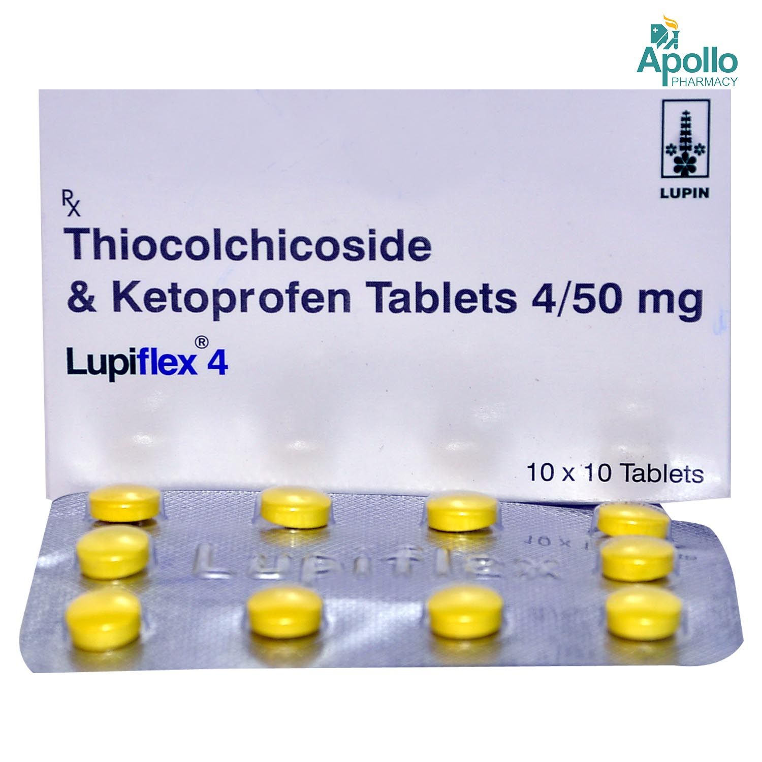 Lupiflex 4 Tablet 10's Price, Uses, Side Effects, Composition - Apollo ...