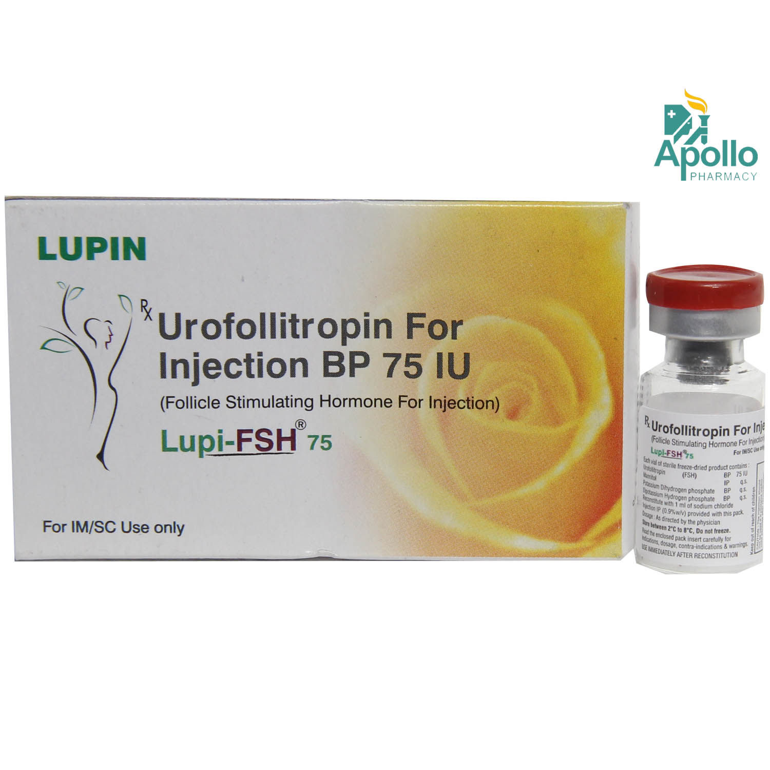 LUPI FSH 75IU INJECTION Price, Uses, Side Effects, Composition - Apollo ...