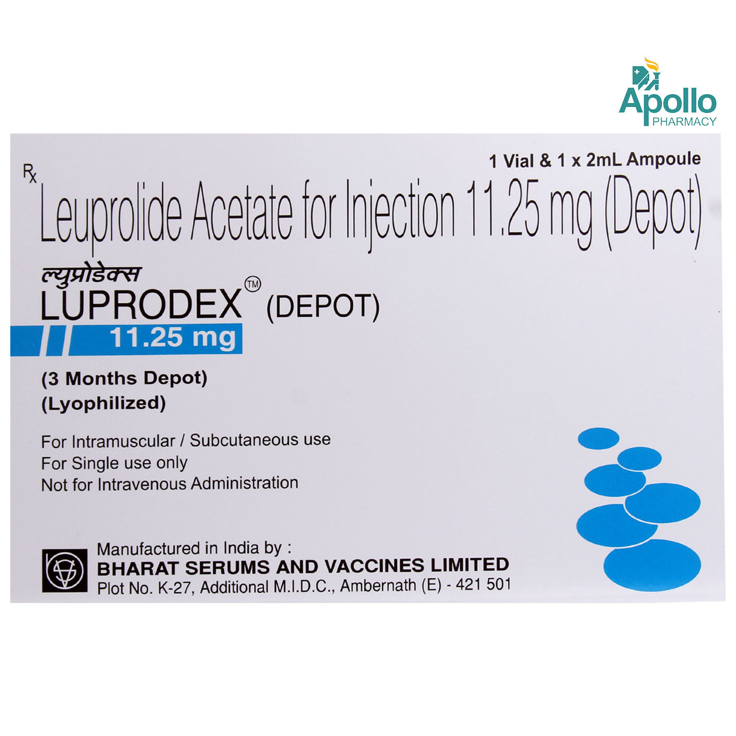 LUPRODEX 11.25MG INJECTION Price, Uses, Side Effects, Composition ...