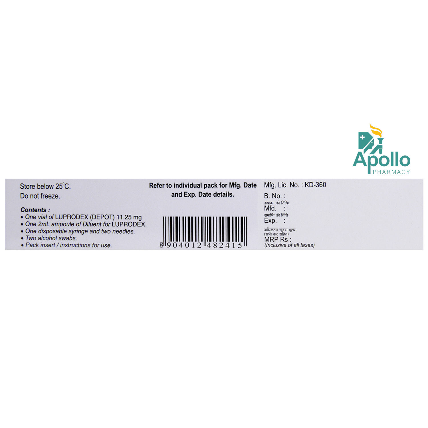 LUPRODEX 11.25MG INJECTION Price, Uses, Side Effects, Composition ...