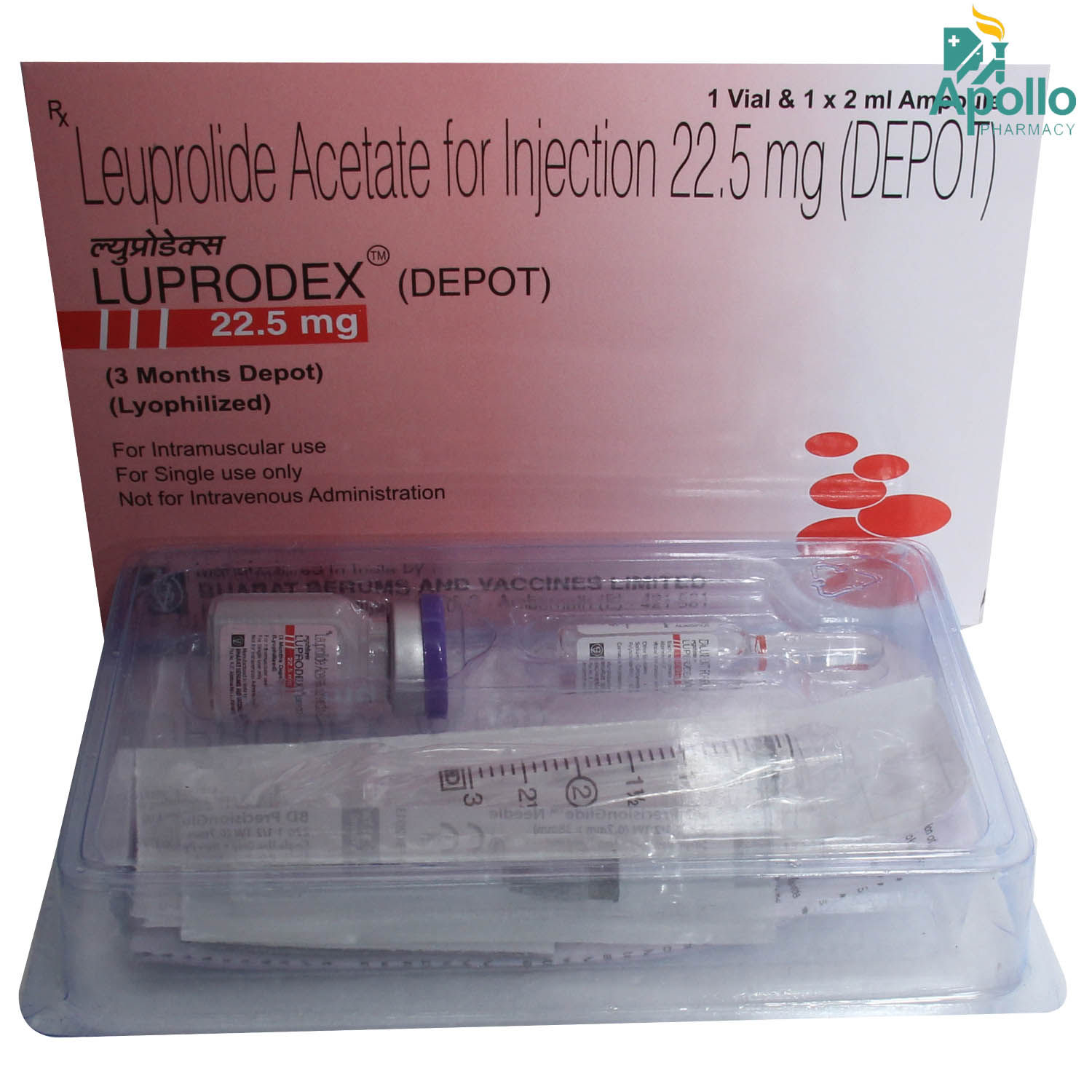 LUPRODEX 22.5MG INJECTION Price, Uses, Side Effects, Composition ...