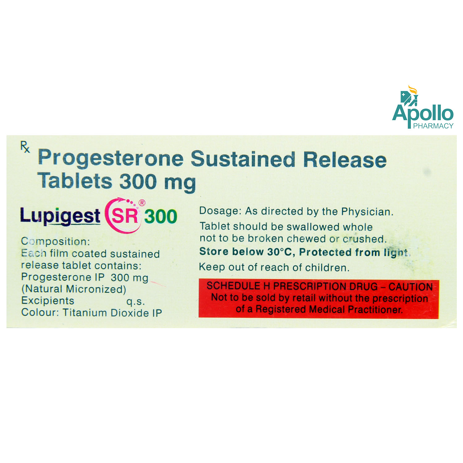 Lupigest SR 300 Tablet 10's Price, Uses, Side Effects, Composition ...
