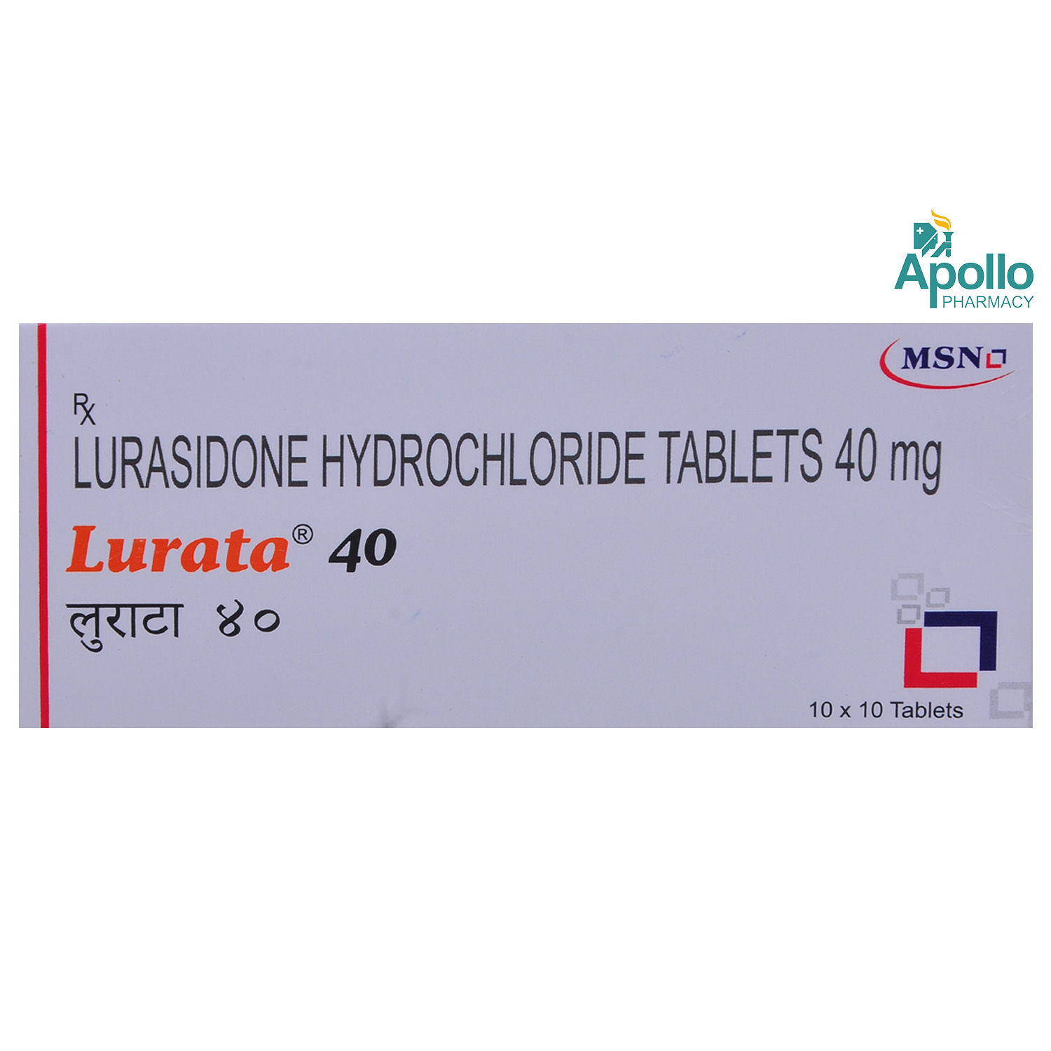 Lurata 40 Tablet 10's Price, Uses, Side Effects, Composition - Apollo ...