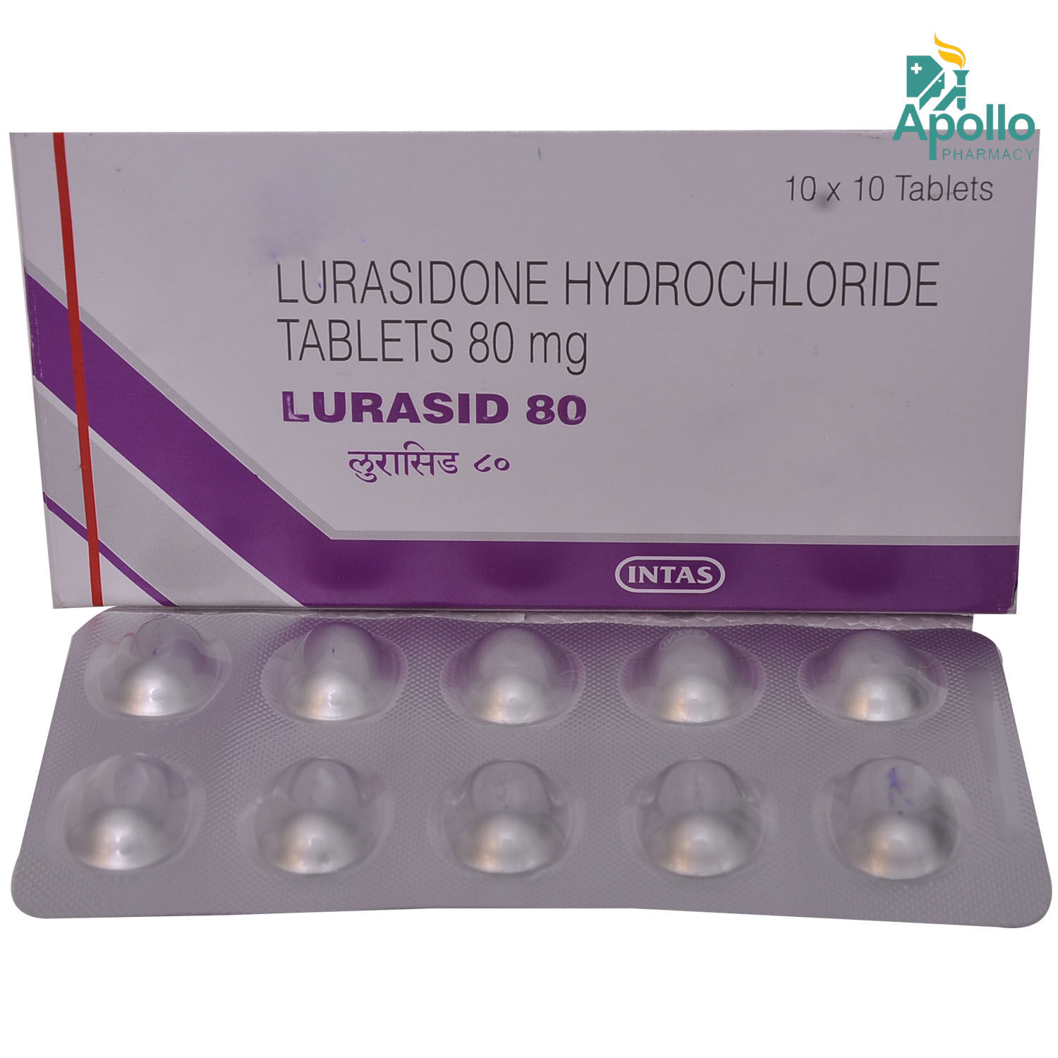 LURASID 80MG TABLET 10'S Price, Uses, Side Effects, Composition ...