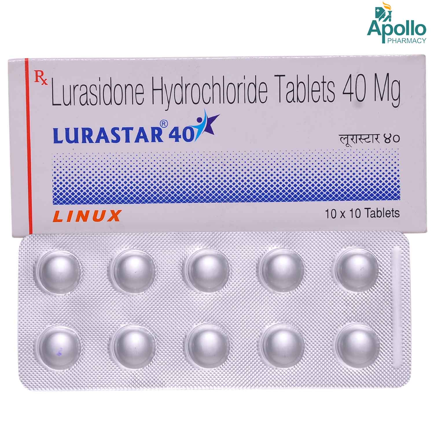 Lurastar 40 Tablet 10's Price, Uses, Side Effects, Composition - Apollo ...