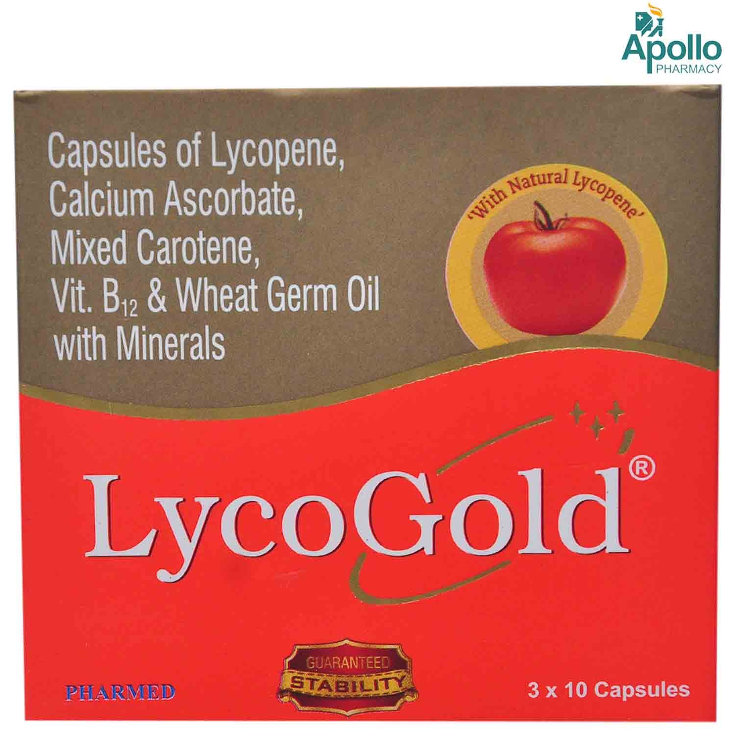 Lycogold Capsule 10's Price, Uses, Side Effects, Composition - Apollo ...