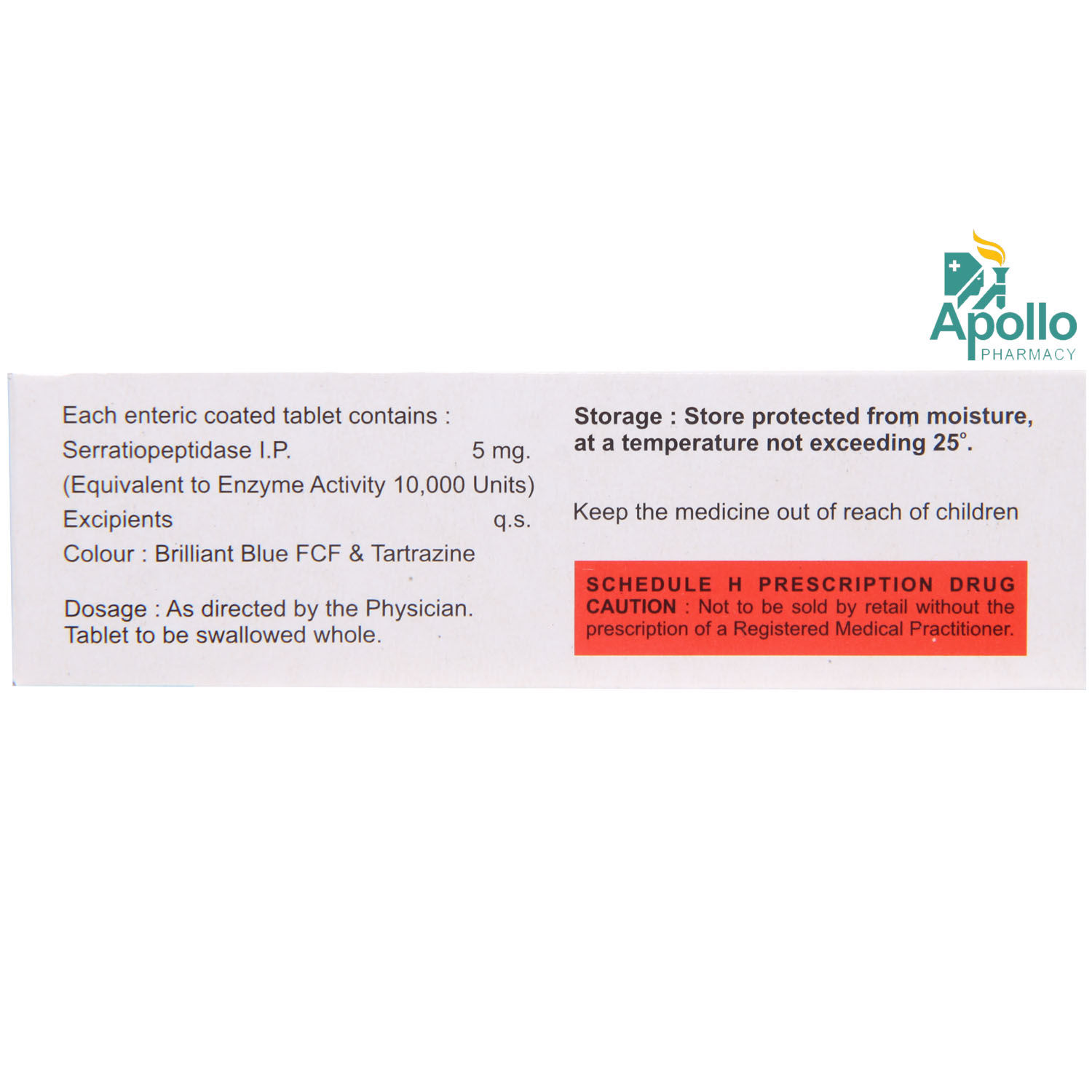 LYSER 5MG TABLET Price, Uses, Side Effects, Composition - Apollo Pharmacy