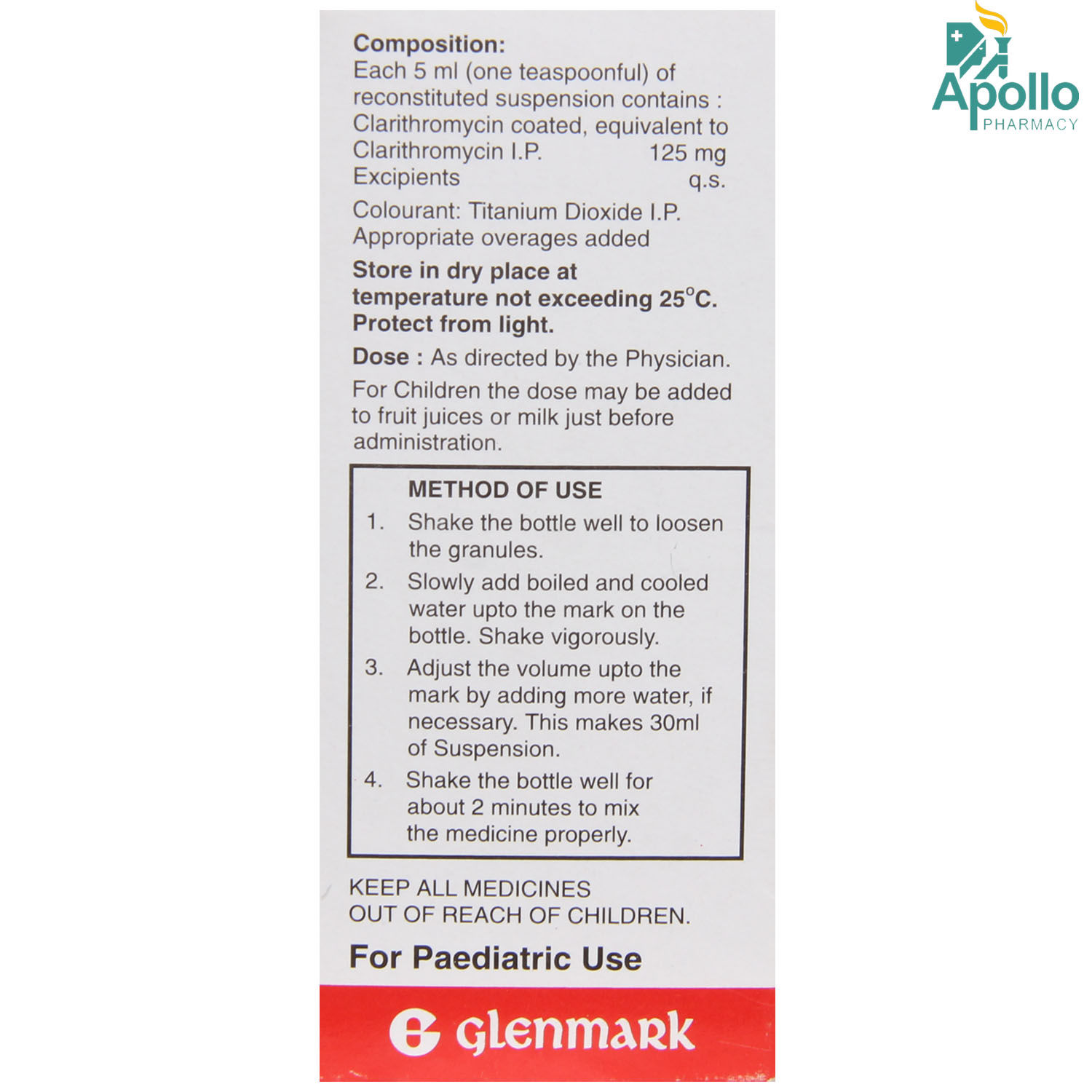 MACLAR 22GM SUSPENSION 30ML Price, Uses, Side Effects, Composition ...