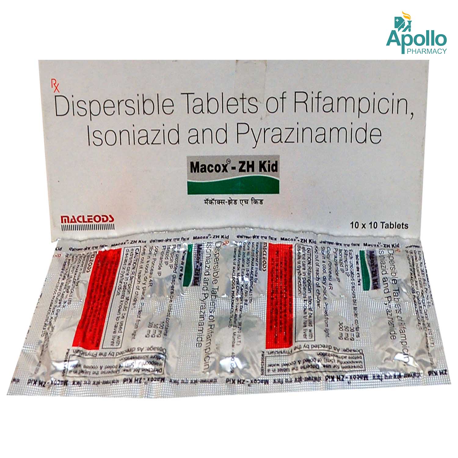 Macox ZH Kid Tablet 10's Price, Uses, Side Effects, Composition ...