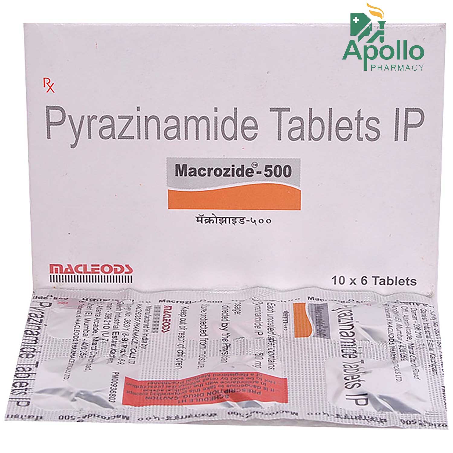 Macrozide-500 Tablet 6's Price, Uses, Side Effects, Composition ...