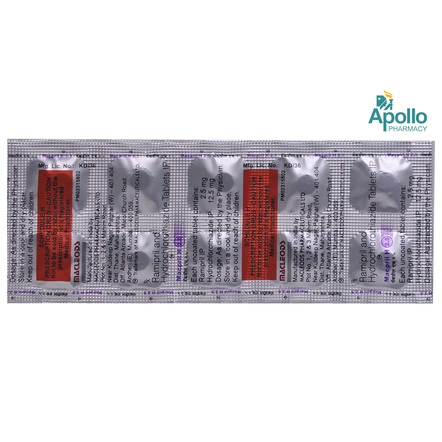 MACPRIL H 2.5MG TABLET Price, Uses, Side Effects, Composition - Apollo ...