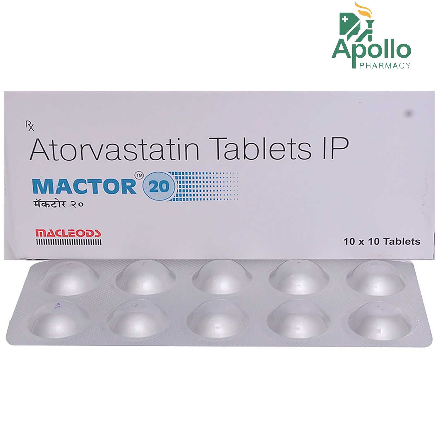 Mactor 20 Tablet 10's Price, Uses, Side Effects, Composition - Apollo ...