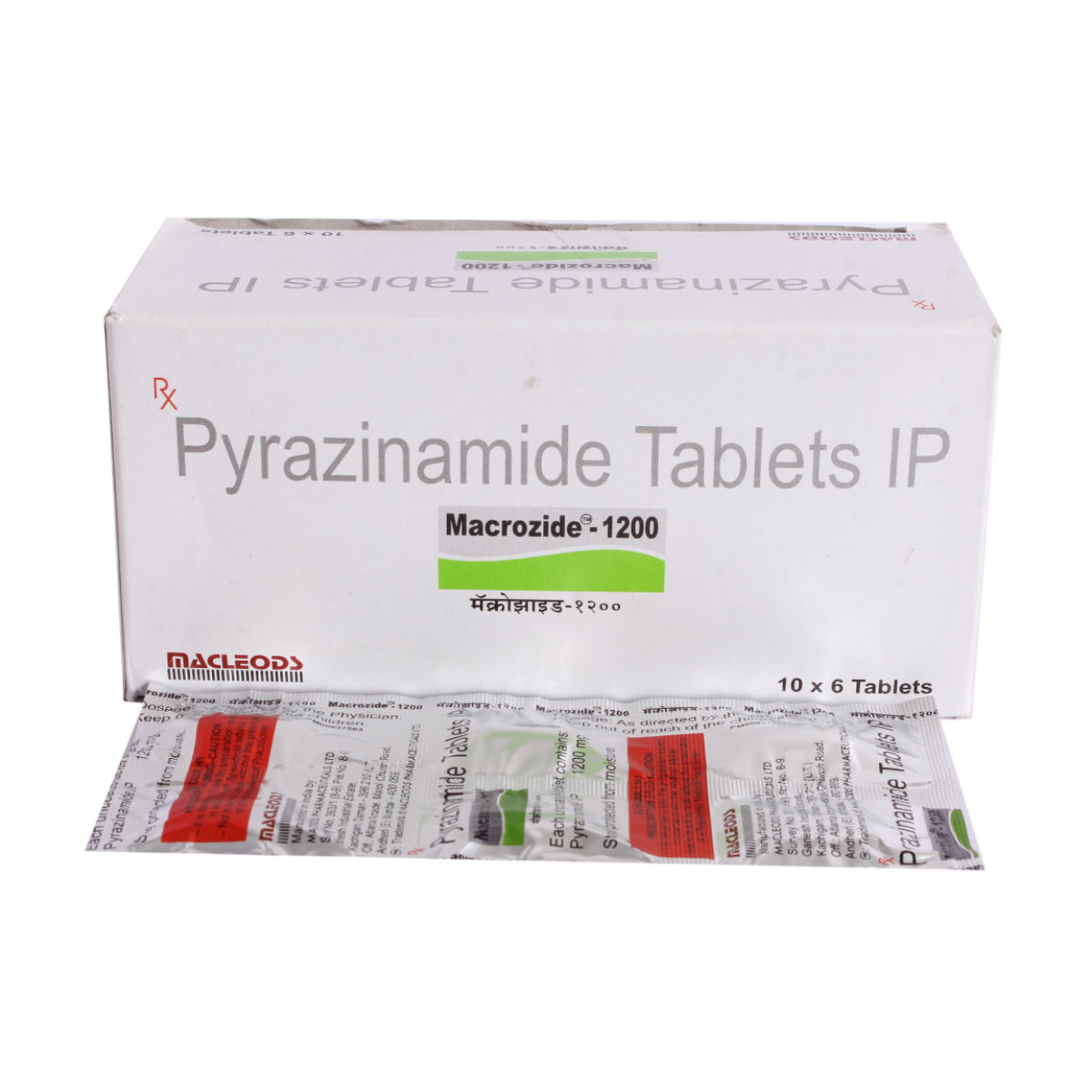 Macrozide 1200mg Tablet 6's Price, Uses, Side Effects, Composition ...