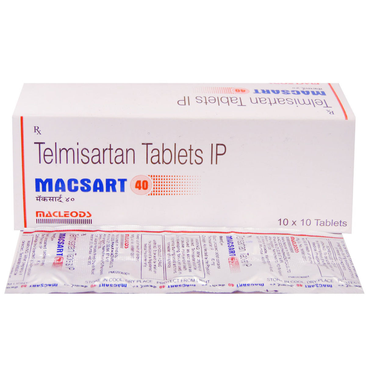 Macsart 40 Tablet 10's Price, Uses, Side Effects, Composition - Apollo ...