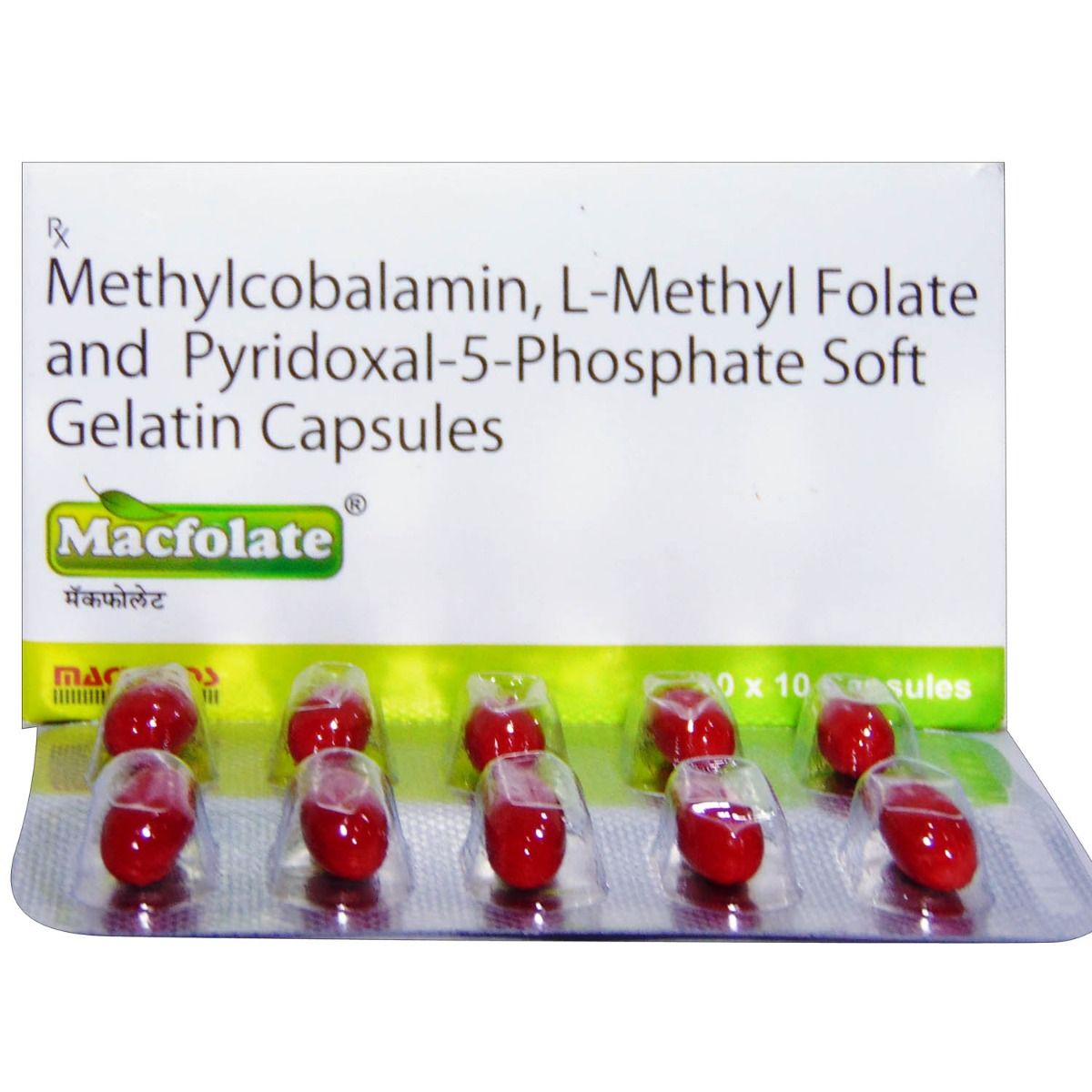 Macfolate Softgel Capsule 10's Price, Uses, Side Effects, Composition ...