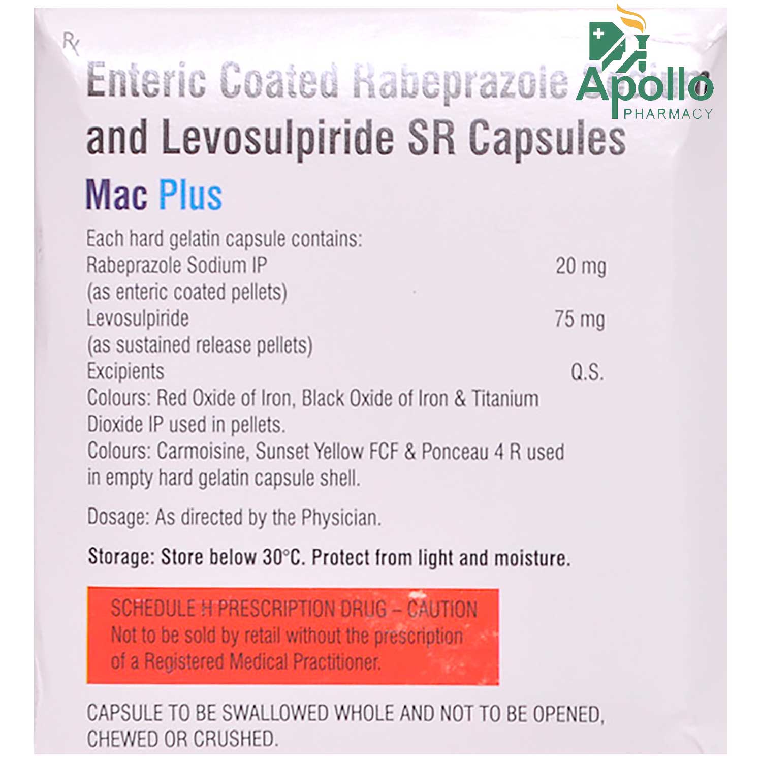 Mac Plus Capsule 10's Price, Uses, Side Effects, Composition - Apollo ...