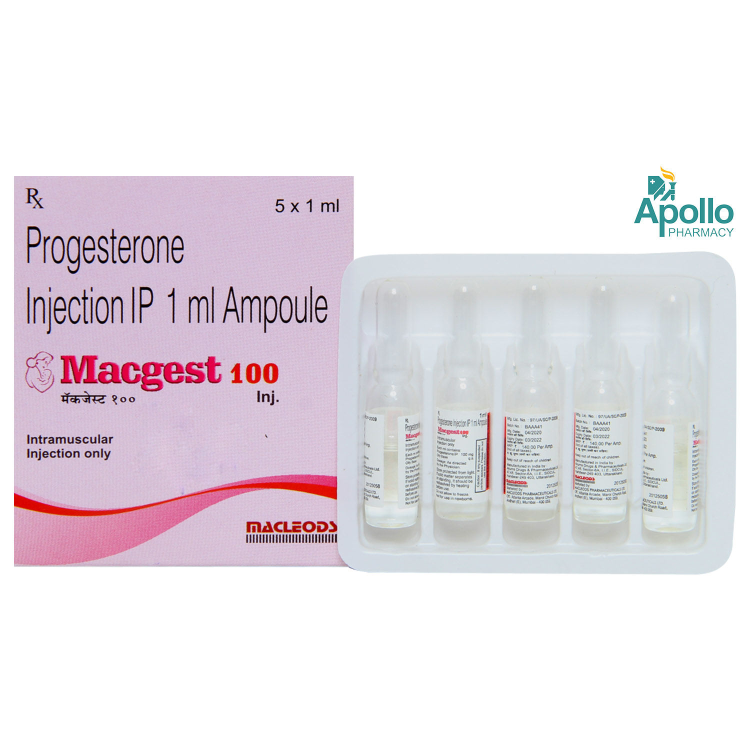 MACGEST 100MG INJECTION 1ML Price, Uses, Side Effects, Composition ...