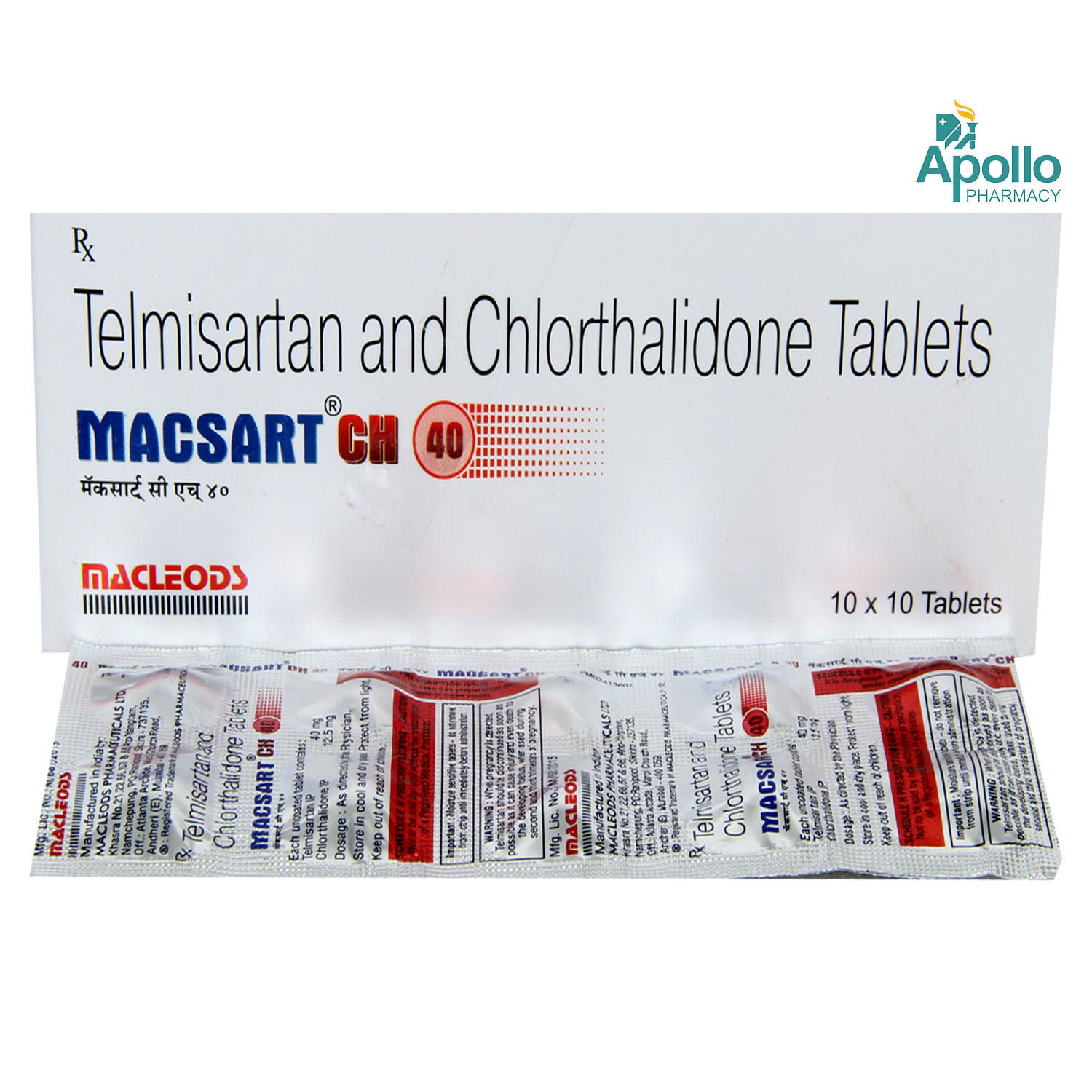 MACSART CH 40MG TABLET Price, Uses, Side Effects, Composition - Apollo ...