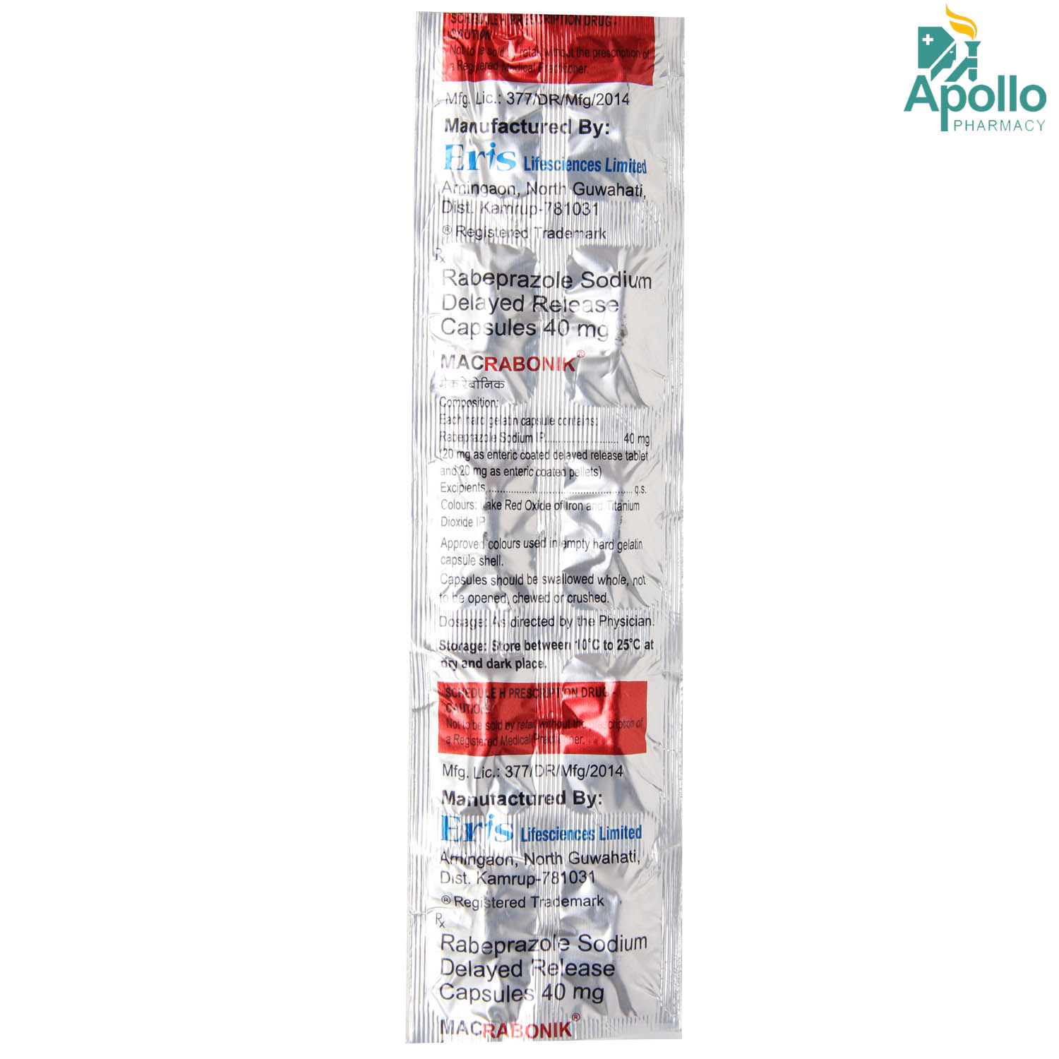 MAC RABONIK CAPSULE Price, Uses, Side Effects, Composition - Apollo ...