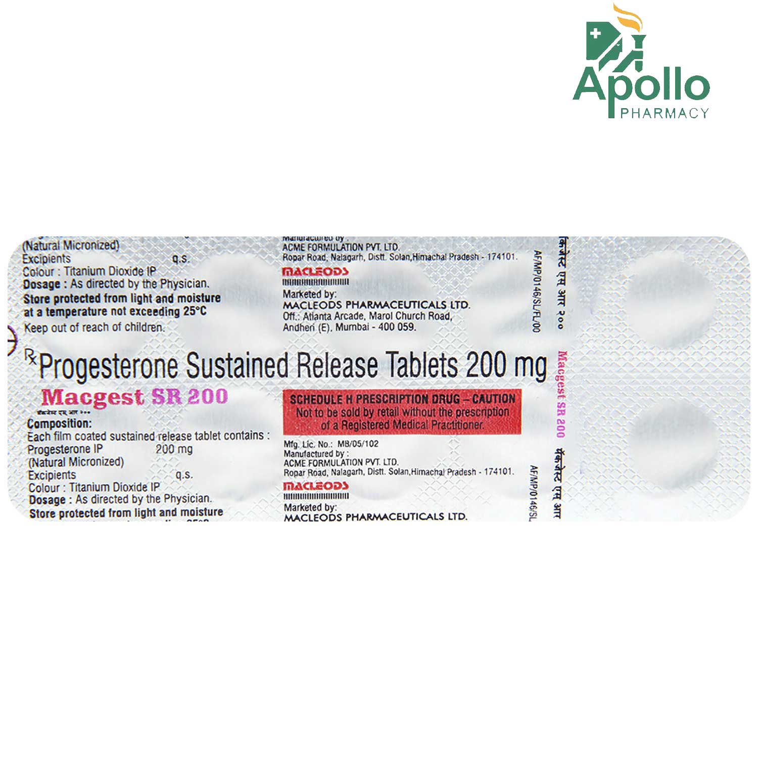 MACGEST SR 200MG TABLET Price, Uses, Side Effects, Composition - Apollo ...