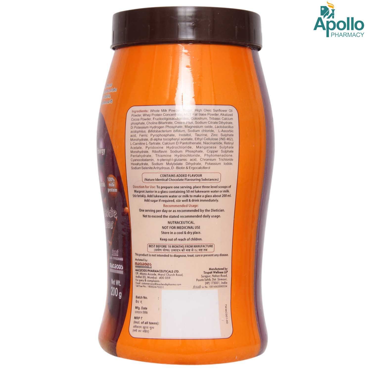 Macprot Junior Powder 200 gm Price, Uses, Side Effects, Composition ...