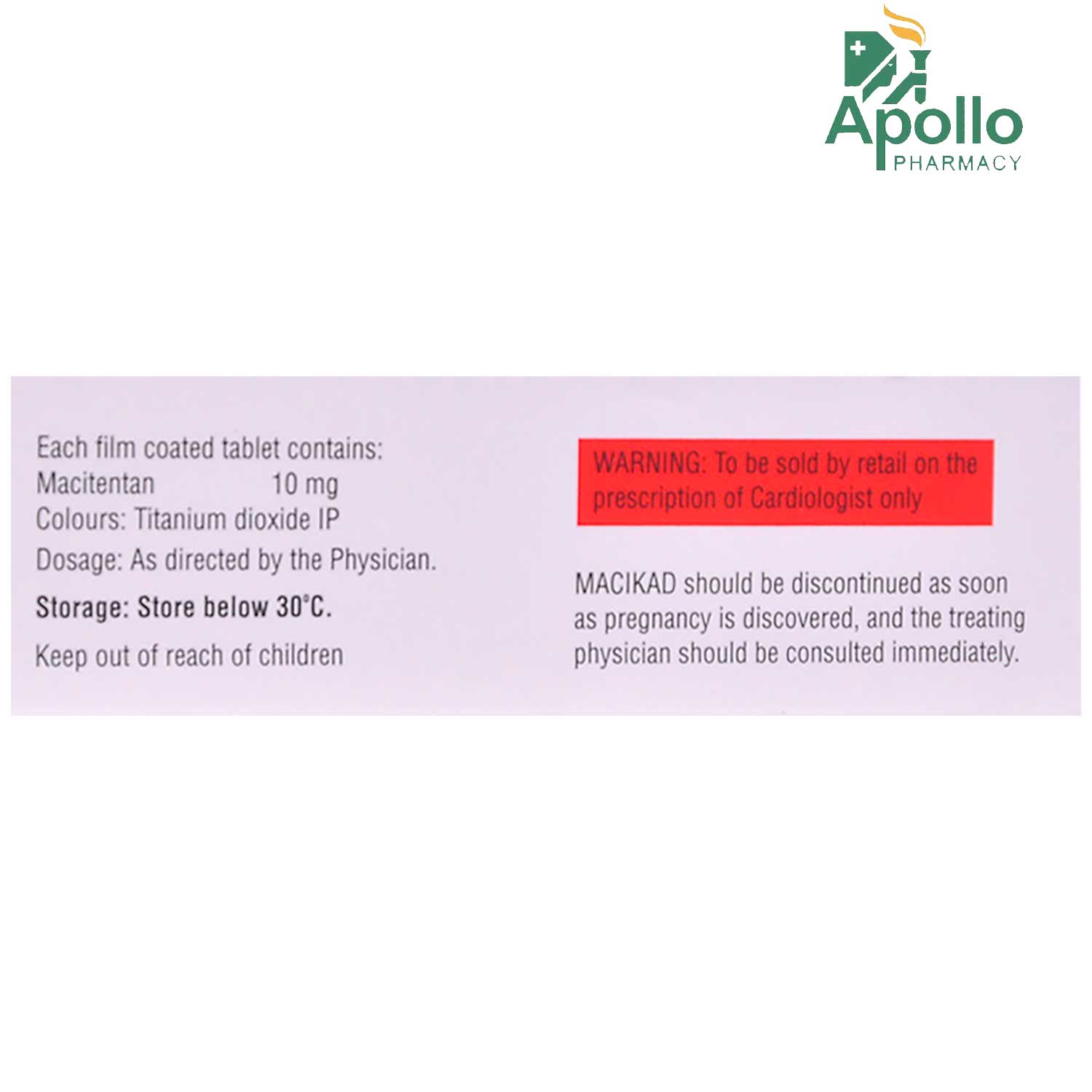 Macikad Tablet 10's Price, Uses, Side Effects, Composition - Apollo ...