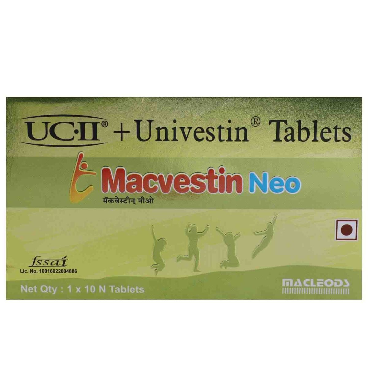 Macvestin Neo Tablet 10's Price, Uses, Side Effects, Composition ...