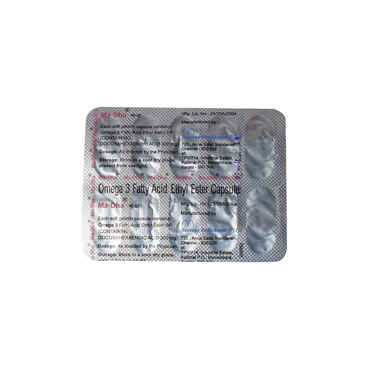 MA DHA Capsule 10's Price, Uses, Side Effects, Composition - Apollo ...