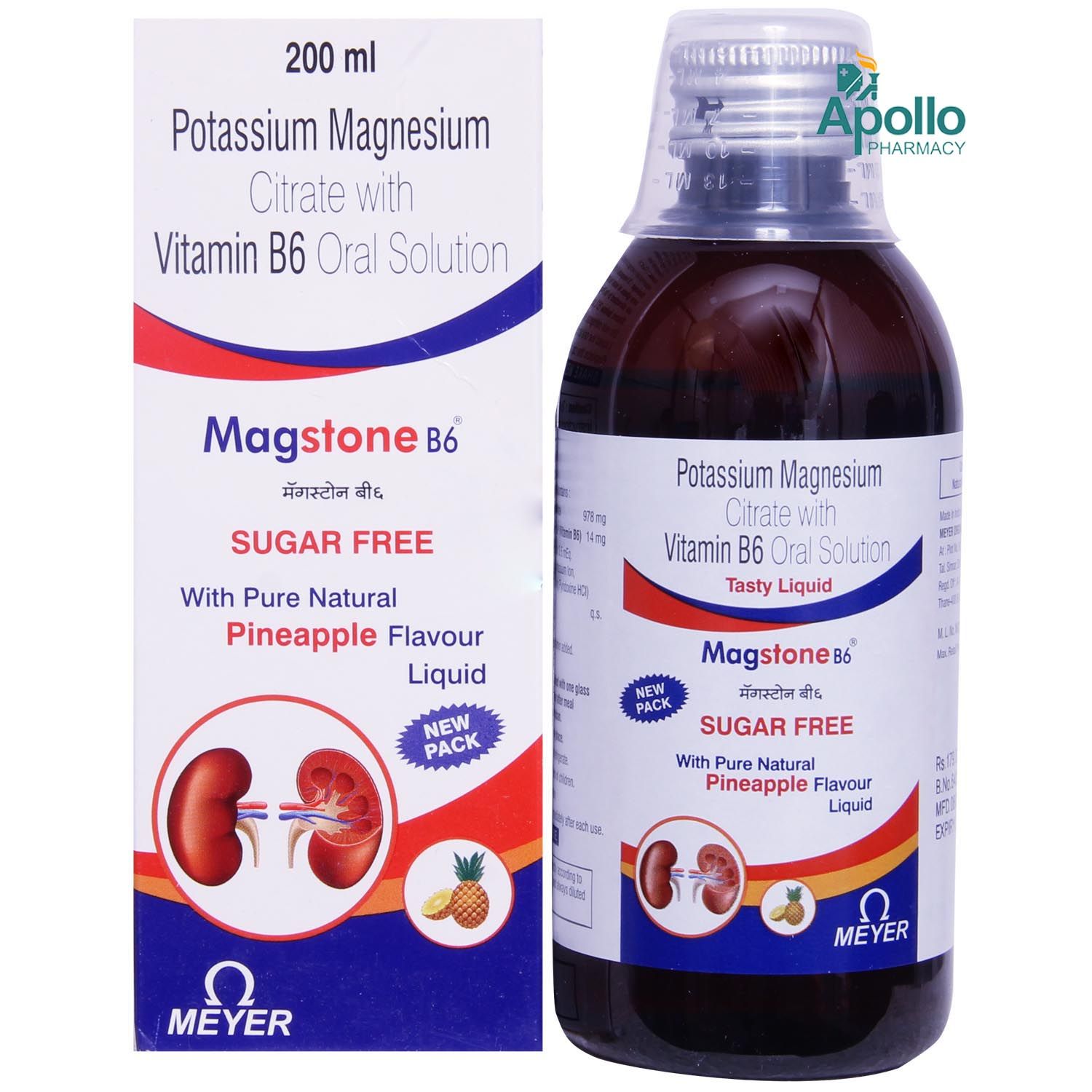 Magstone B6 Oral Solution 200 ml Price, Uses, Side Effects, Composition ...