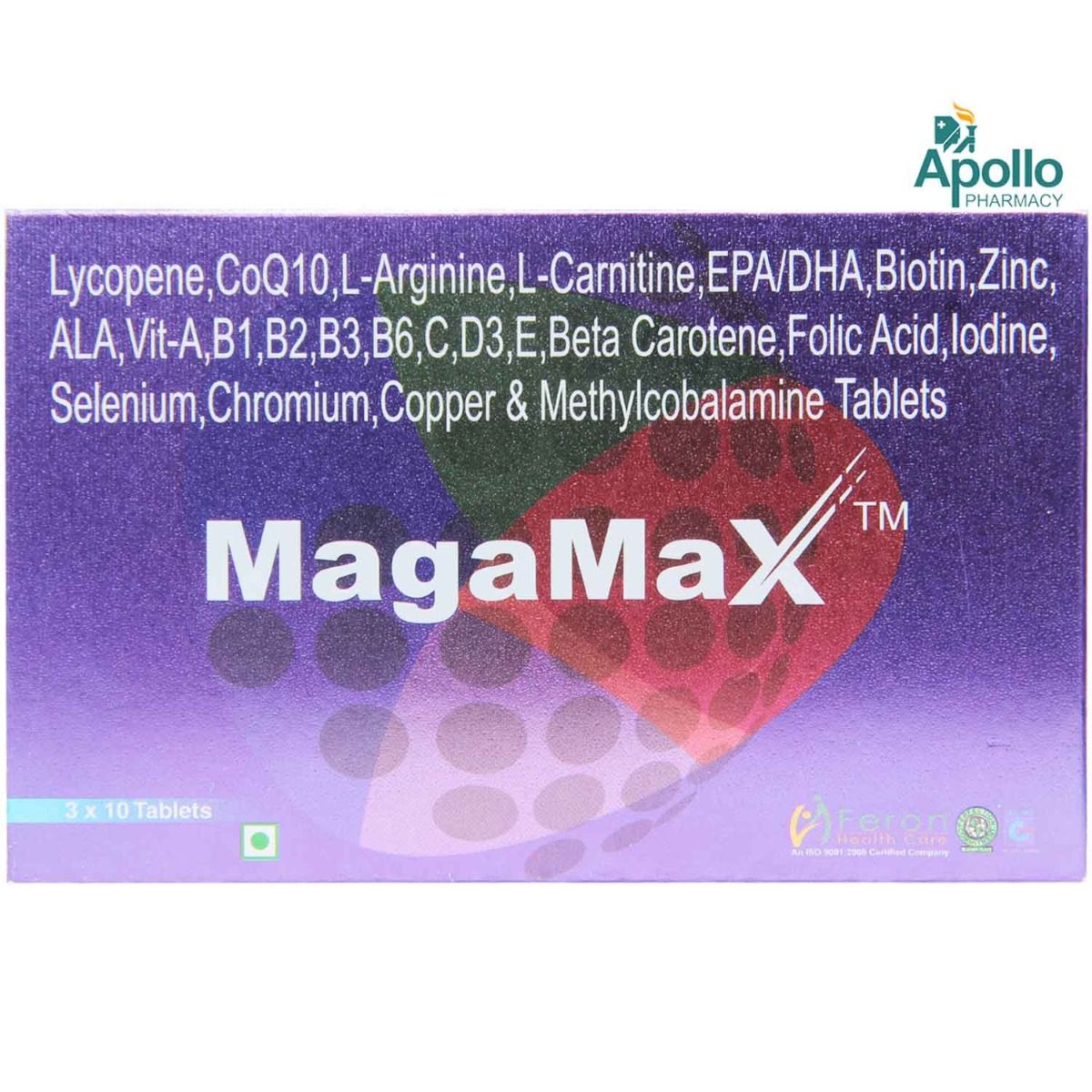 Magamax Tablet 10's Price, Uses, Side Effects, Composition - Apollo ...