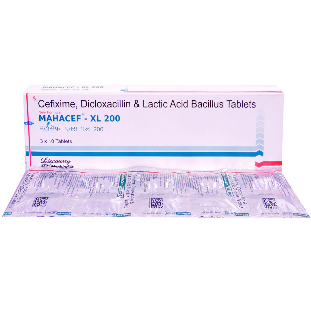 Mahacef-XL 200 Tablet 10's Price, Uses, Side Effects, Composition ...