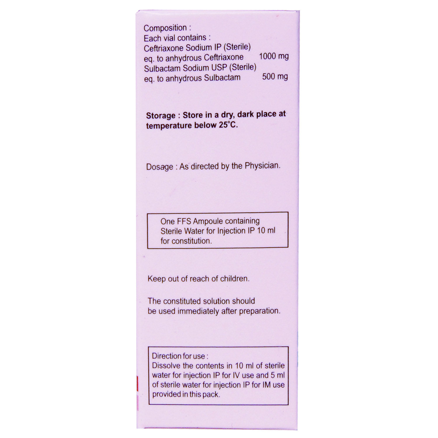 Mahacef SB 1.5gm Injection 1's Price, Uses, Side Effects, Composition ...