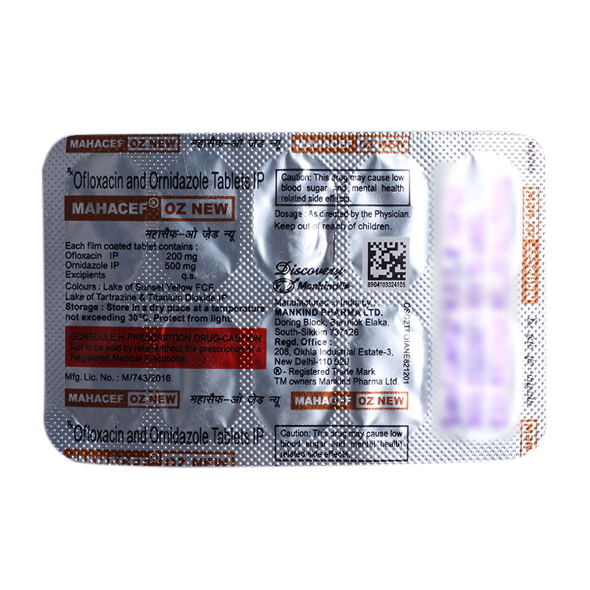 Mahacef-Oz New Tablet 10'S Price, Uses, Side Effects, Composition ...