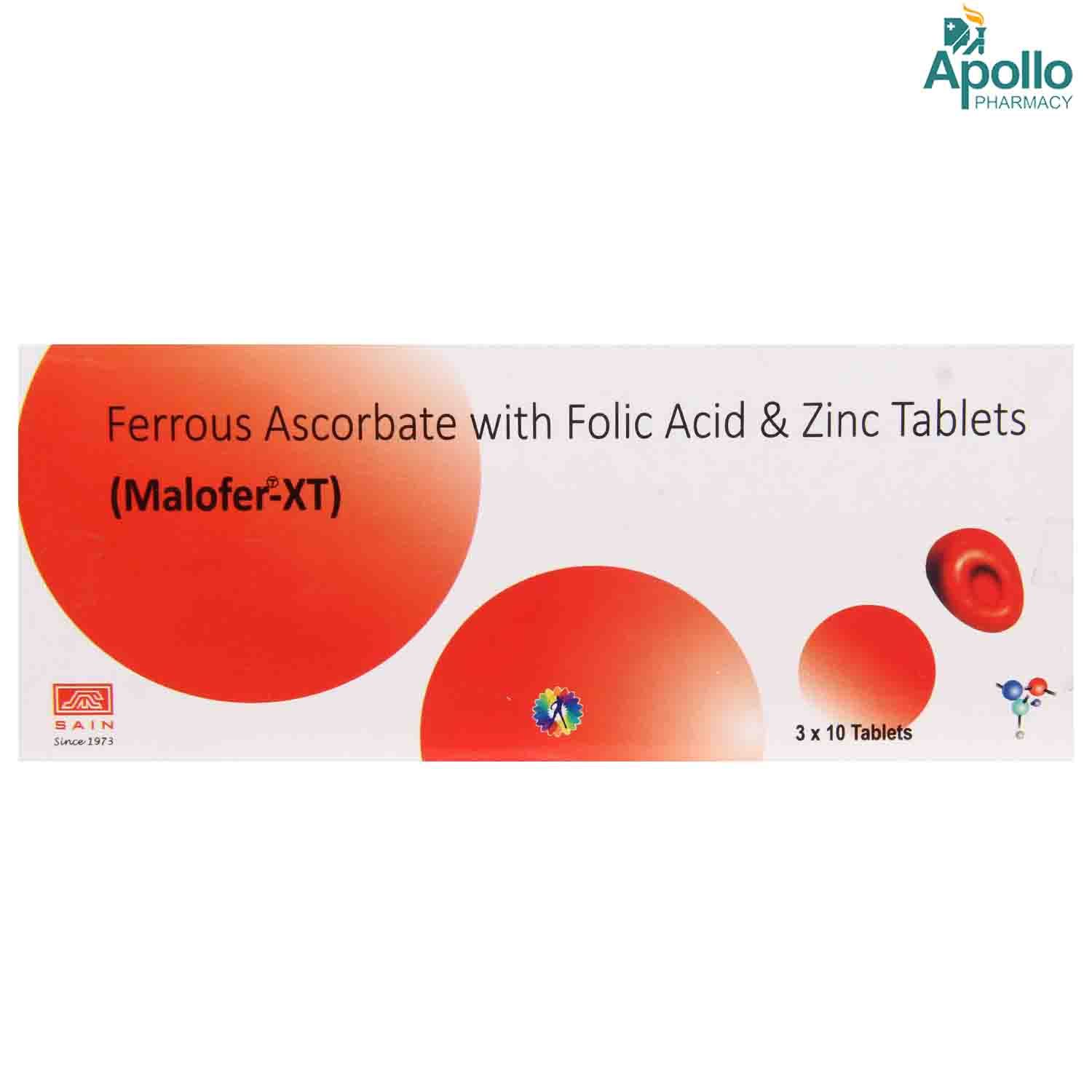 MALOFER XT TABLET Price, Uses, Side Effects, Composition - Apollo Pharmacy