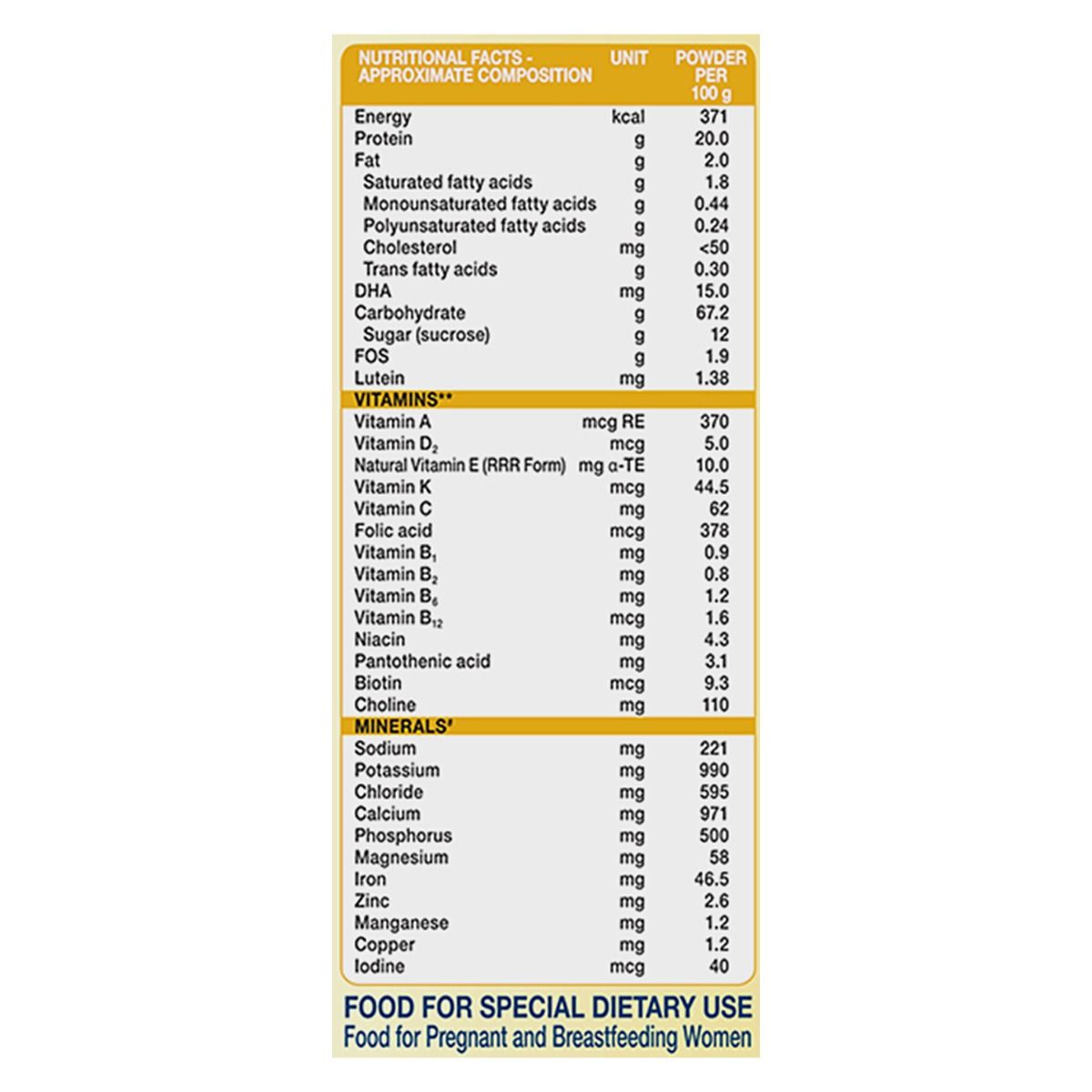 Simmom IQ+ Vanilla Delight Flavoured Pregnancy & Breast Feeding Mothers ...