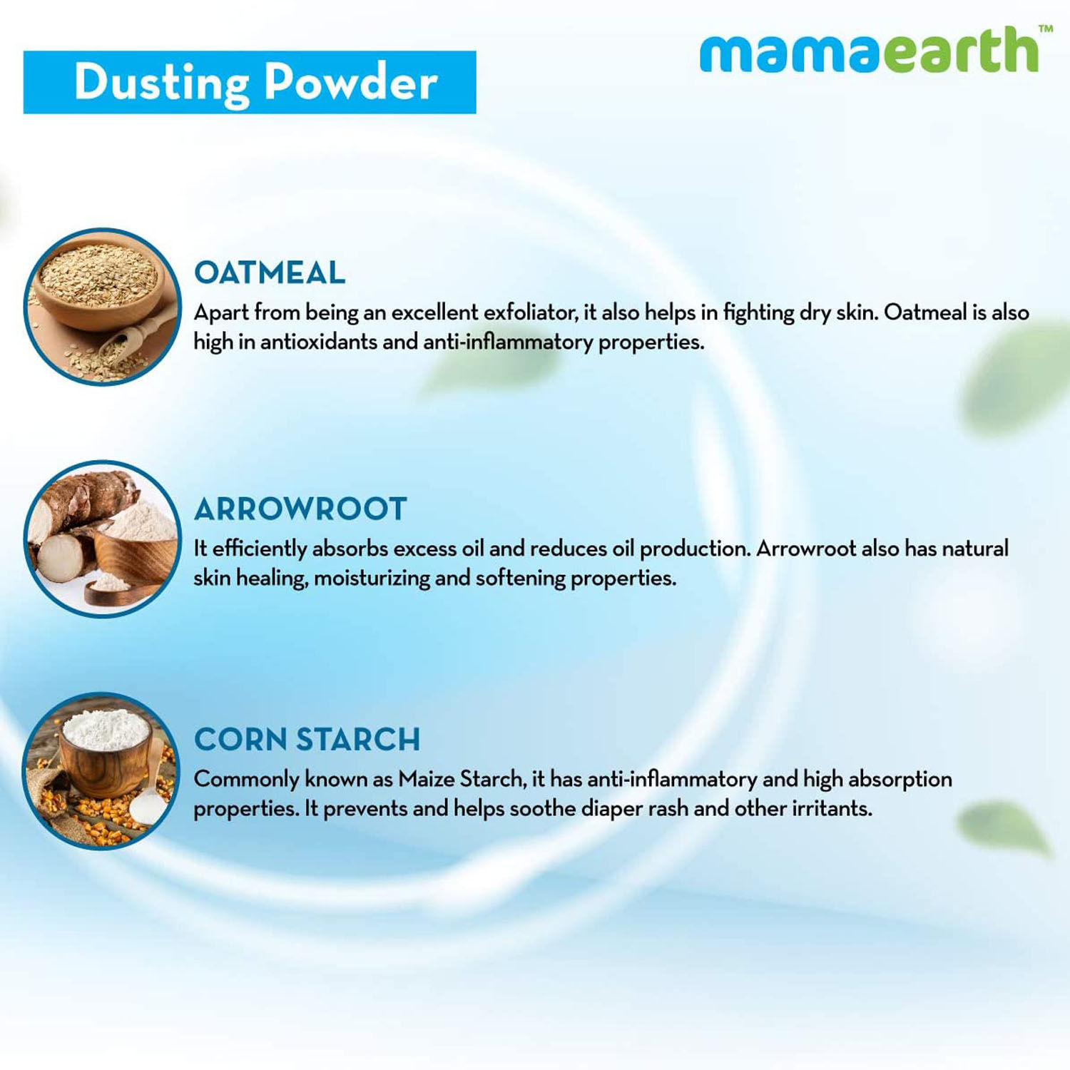 Mamaearth Dusting Powder For Babies, 0-5 Years, 300 gm Price, Uses ...