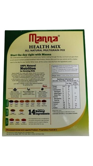 Manna Health Mix, 250 gm Price, Uses, Side Effects, Composition ...