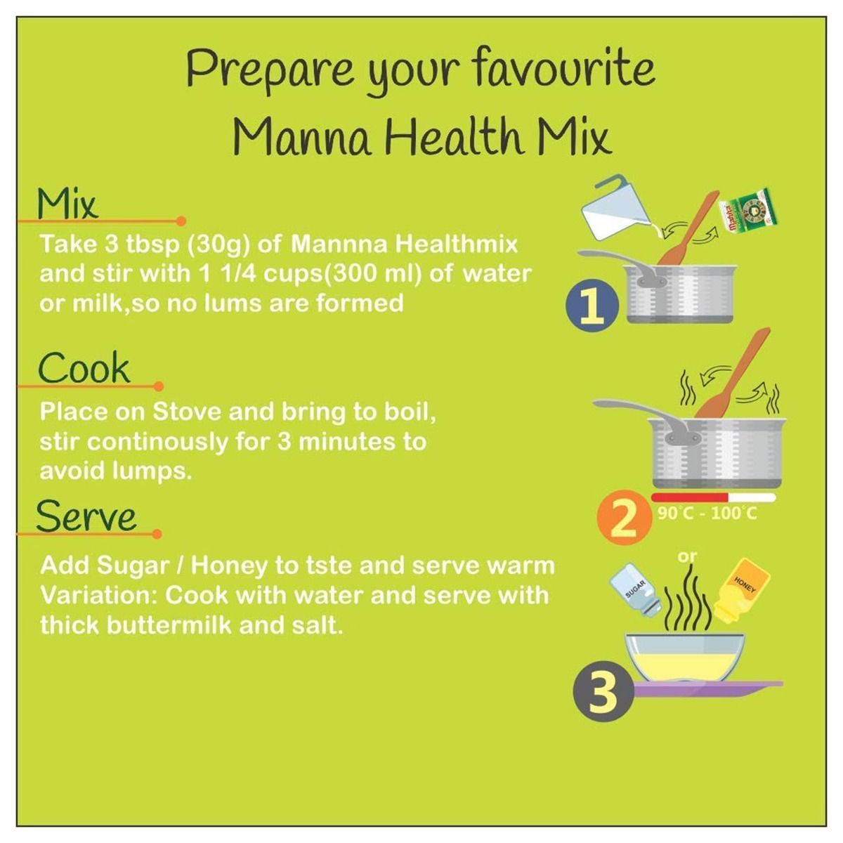 Manna Health Mix, 500 gm Price, Uses, Side Effects, Composition ...